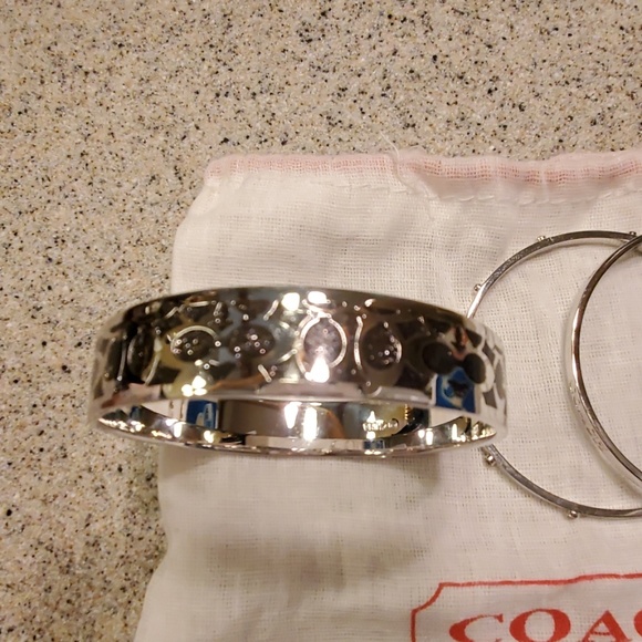 Coach | Jewelry | Authentic Coach 3 Piece Silver Bracelet Set | Poshmark